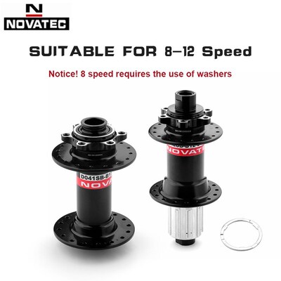 Novatec -D442 D041 front and rear wheel hub 2/4 bearing is s