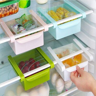 Kitchen Organizer Adjustable Kitchen Refrigerator Storage