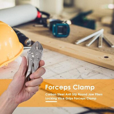 Forceps-Clamp Pliers-Locking Vice-Grips Carbon-Steel Hand-To