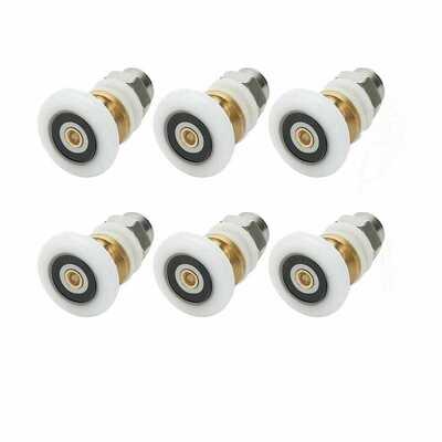 8PCS 19/23/25/27mm Diameter Shower Glass Sliding Door Hangin