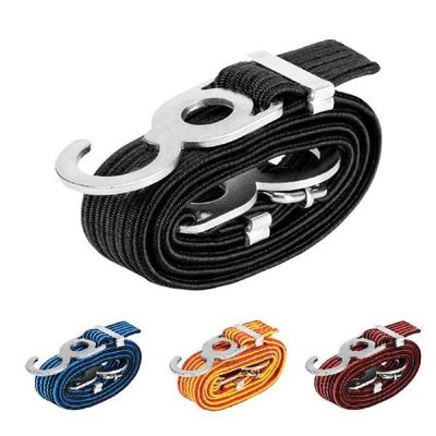 1m Bicycle Cargo Straps Luggage Rack Band Adjustable