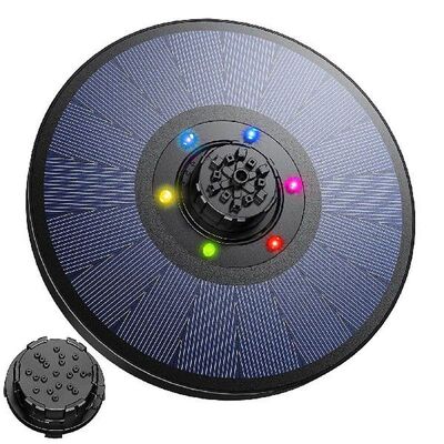 Bird Bath Fountain Pump Upgrade 4 In 1 Nozzle LED Storage