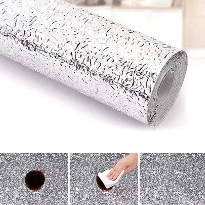 Kitchen Oil-proof Waterproof Stickers Aluminum Foil Kitchen