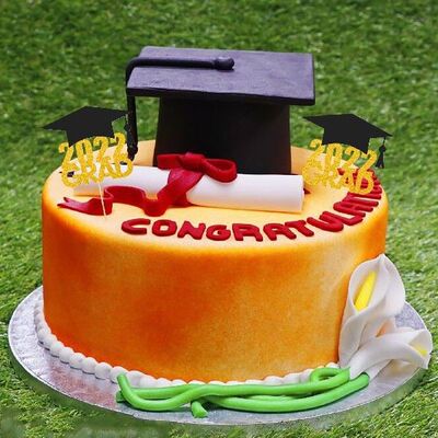 Happy birthday cake topper Baking cake Insert Hat 2022