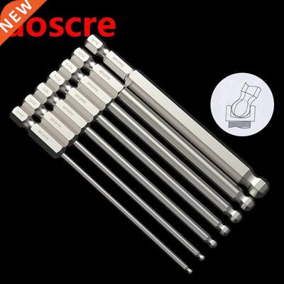 Broppe 7Pcs SAE 5/64-5/16 Inch 100mm S2 Alloy Steel Magnetic