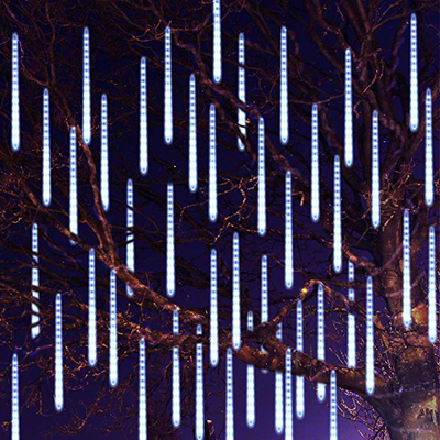 30/50CM Meteor Shower Rain Light Snow Falling Raindrop Icicl