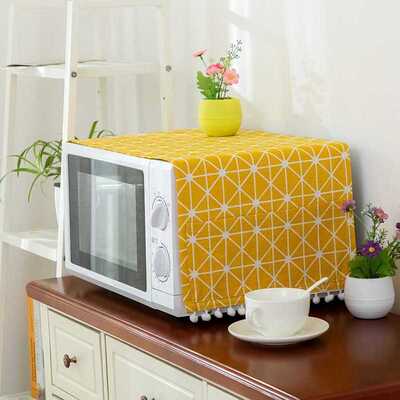 niversal Tassel Microwave Oven Cover Machine Protector Recta