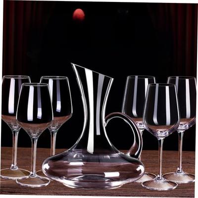Red wine glass set 6 wine glasses decanter 4goblets for wine