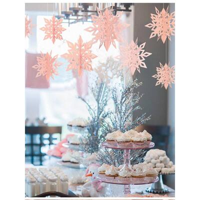 Christmas decoration stereo snowflake hanging pendant 雪花片