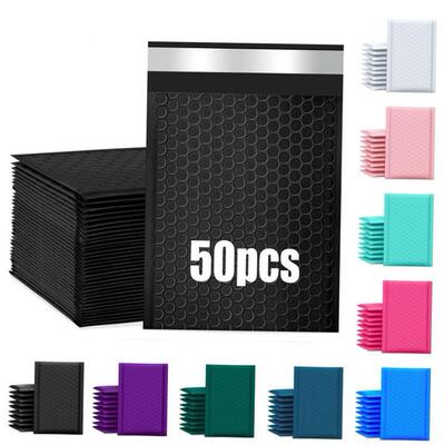 50pcs Bubble Mailers bags Thick bubble wrap Cushioning bag