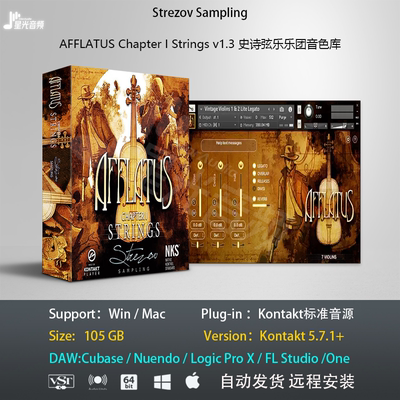 Afflatus Chapter I Strings v1.3 史诗弦乐乐团音色库编曲音源
