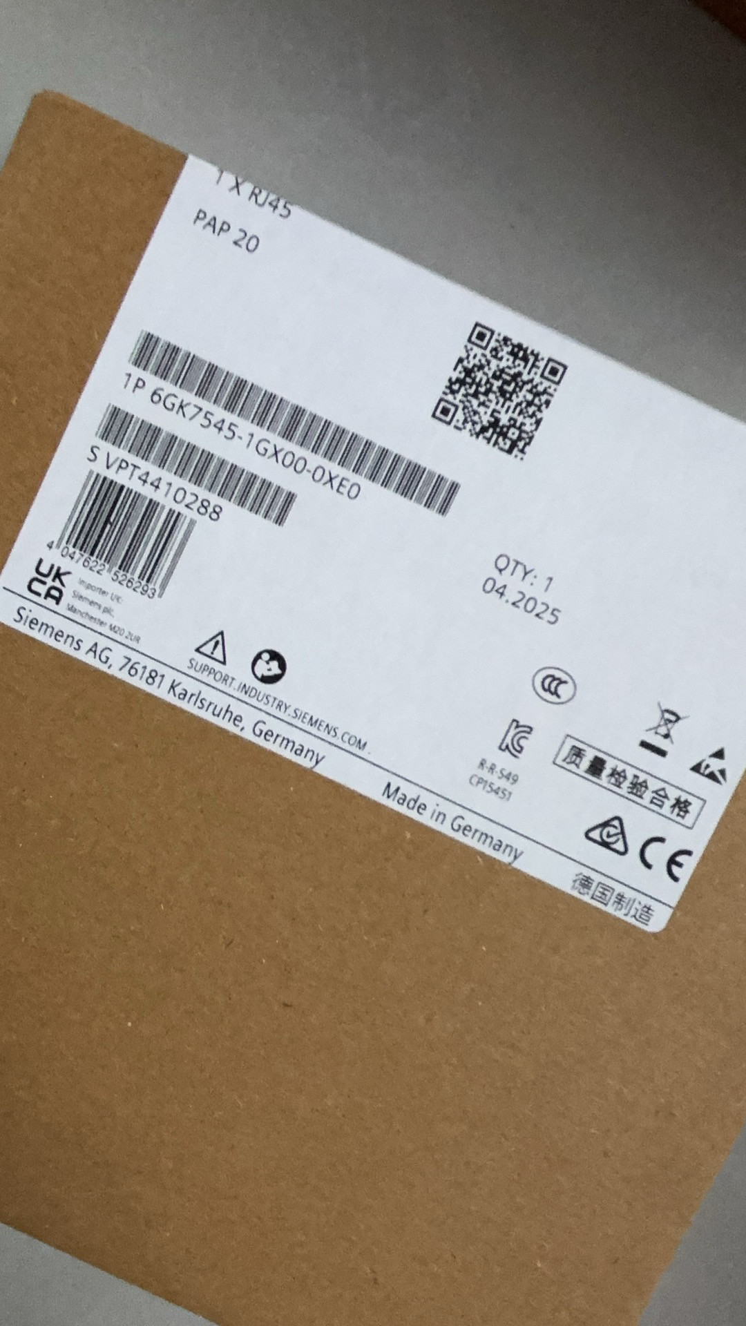 6GK7545-1GX00-0XE0 西门子模块全新原装进口正品