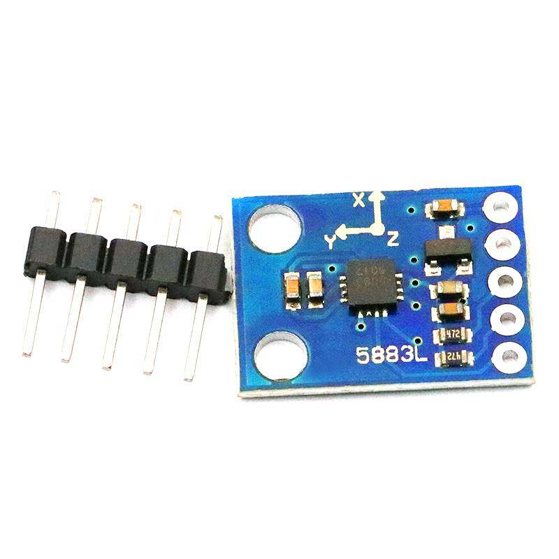 GY-273 QMC5883L电子指南针罗盘模块三轴磁场传感器_虎窝淘