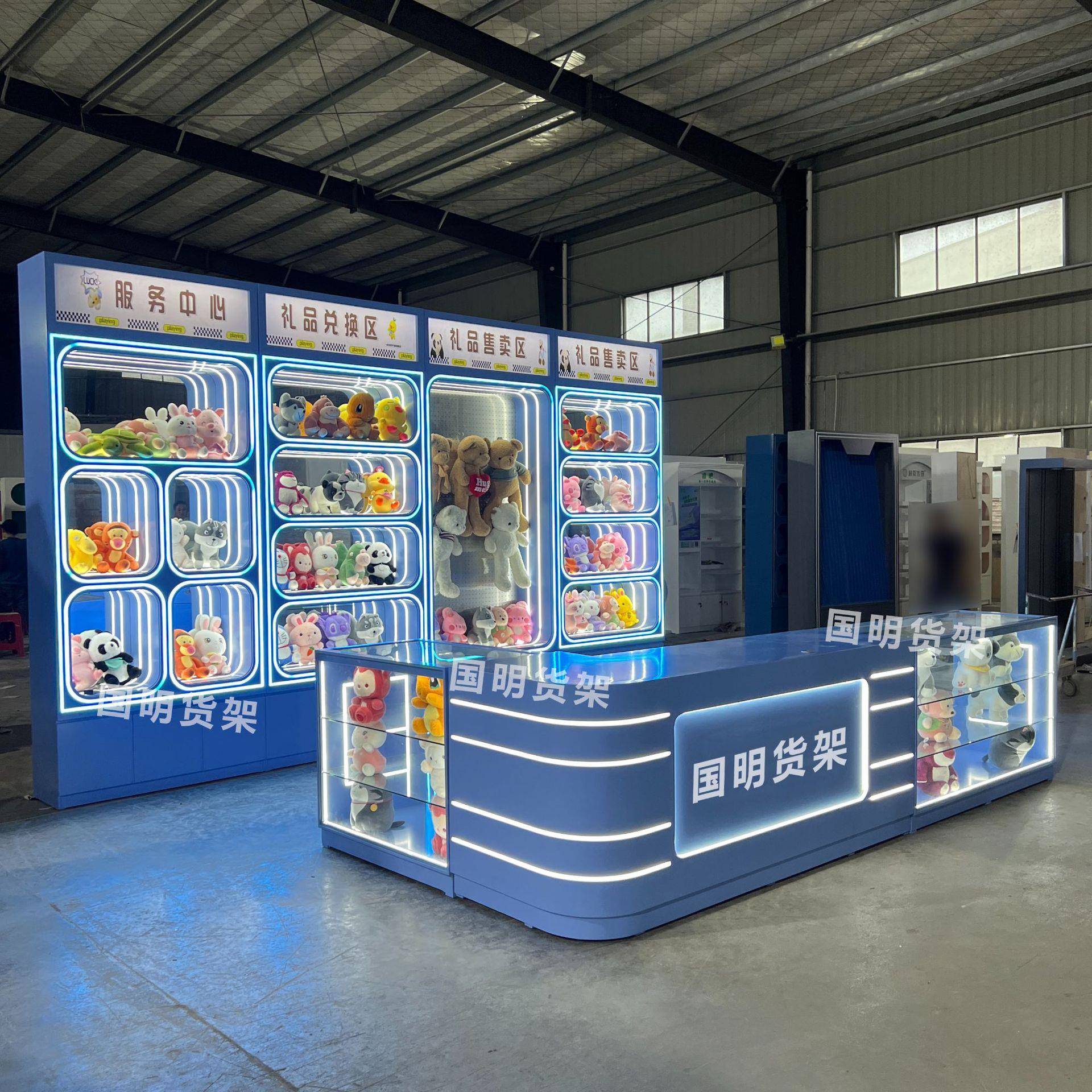 手办展柜乐透高手办模型亚克明力展示柜972玩具存模型潮玩店储玻