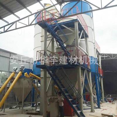 厂家供应大型腻子粉搅拌混合机塔楼式腻子粉产线