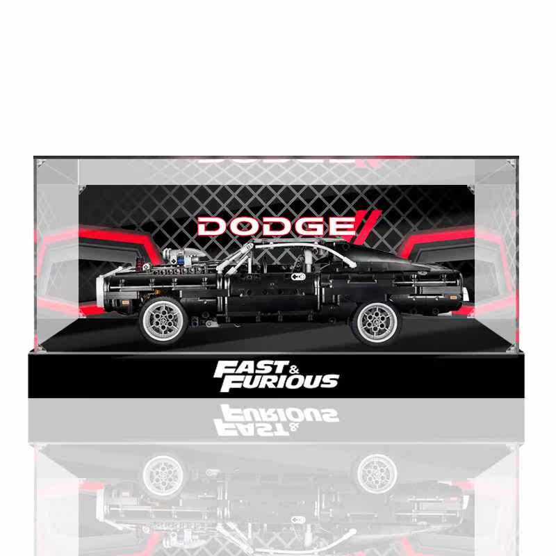 。42111道奇战马亚克力展示盒适用乐高模型盲盒明防尘手办收纳透_虎窝淘