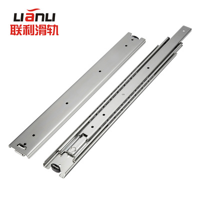 IDB11重载型51系列三节式滑轨SRRH150拉拔型三段抽拉式重型滑轨