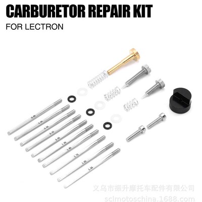 Pro-Series LECTRON化油器不锈钢油针空气调节螺丝维修调试工具包