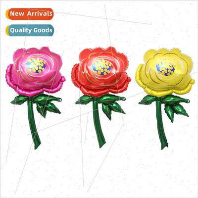 Roses balloon holiday birthday party decoration background a