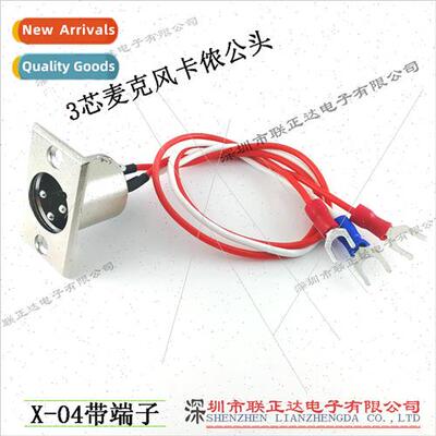 3PIN XLR wh terminals 3 pole XLR microphone socket wh cable