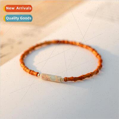 Olive kernel bracelet female fine paragraph Shoushan stone s