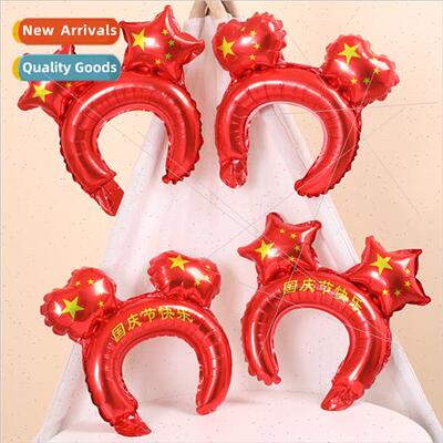 Mid-Autumn  Day Aluminum Film Balloon Headdress Hair Bands H