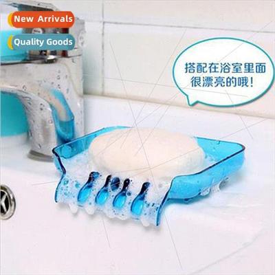 Dazzle color suction cup drainage soap box candy color water