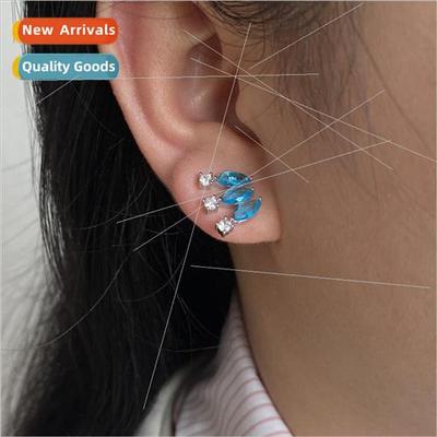 Europe asure blue whe stone earrings earrings fashion nd jew