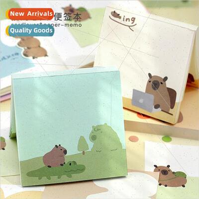 100 Sheets Sticky Note Book Kapi Bara Paradise Cute Animal H