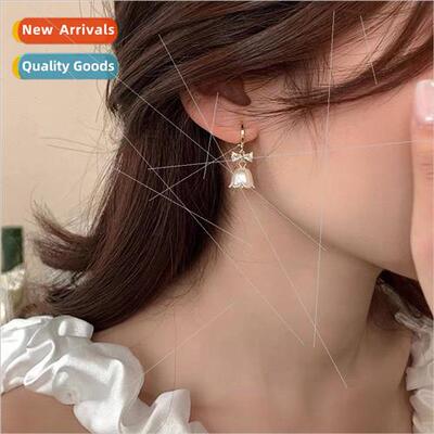 Niche Premium Wind Chime Orchid Earrings适用Women Summer Del