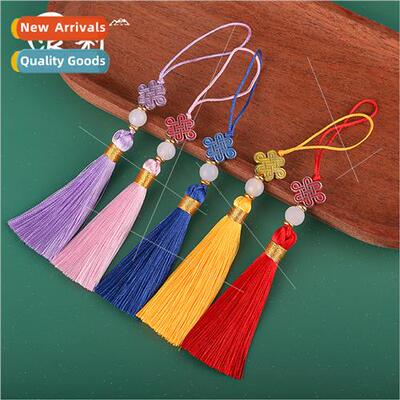 Chinese knot tie spike diy metal pendant fan pendant small s