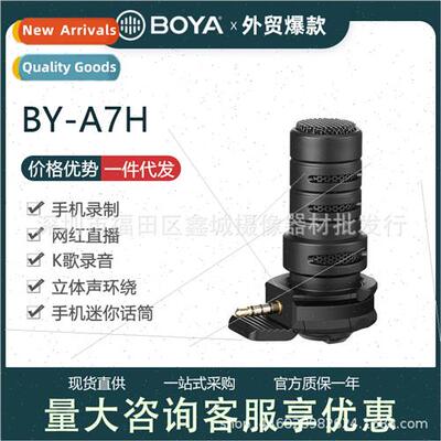 BY-A7H Omnidirectional Condenser Interview Microphone Cell P