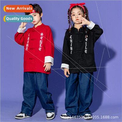 Set Dance Su Boys  Clothes Children Spring and Autumn Chines