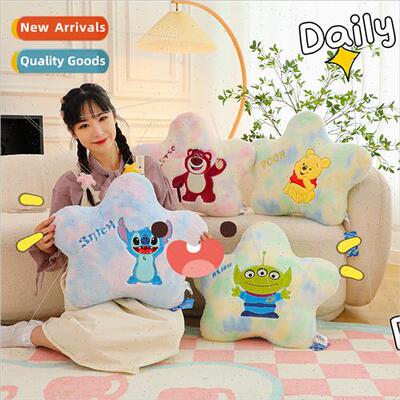 Star pillow cute strawberry bear pentagram window sofa cushi