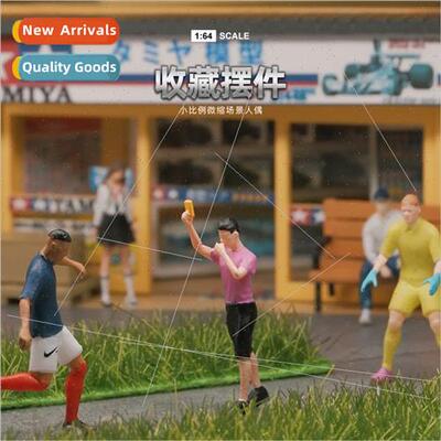 1:64 miniature miniature soccer referee figures miniature sc