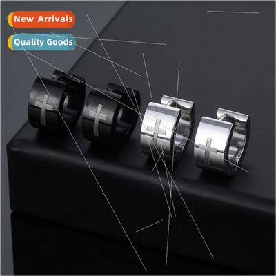 Europe earrings men titanium steel earrings earrings titaniu