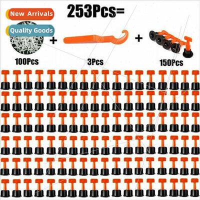253pcs bag tile leveling leveler T-adjuster cross paving sti