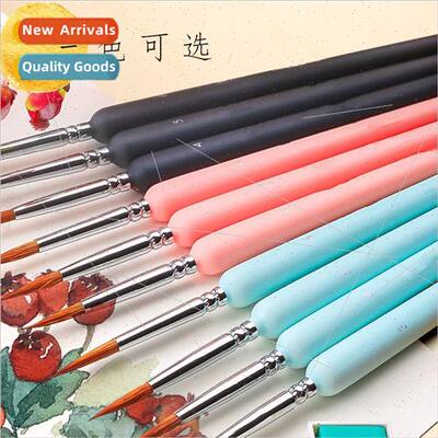Watercolor Acrylic Oil Paintbrush Set Wolf Hair Outlining Br