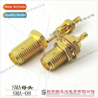 Soldered SMA female BNC connector High frequency antenna con