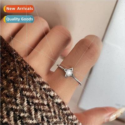 Star thin circle ring child cold simple proposal fashion set
