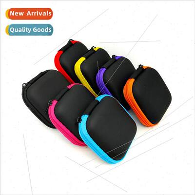 Square headphone organizer bag Data cable charger bag Headph