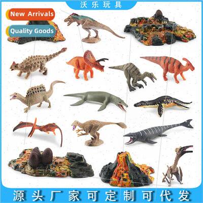 Children ornaments toys volcano set desktop sandbox scene