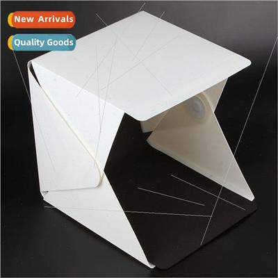Folding portable LED mini studio softbox photography lights