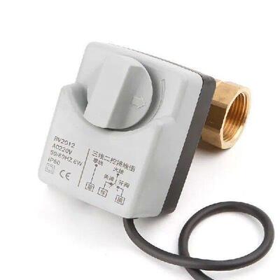 2 Way 3 Wires BV2012 Brass Motorized Ball Valve Electric