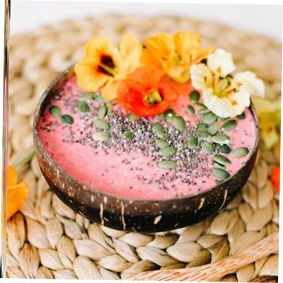 12-15cm Natural Coconut Bowl protection wooden bowl 椰子碗