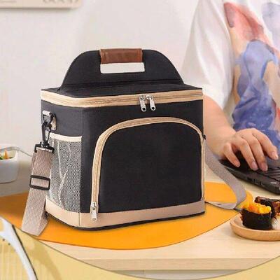 Picnic Cooler Bag with Strap Food Insulated Thermal Bag