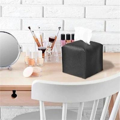 PU Leather Tissue Box Car Tissue Container Desktop Napkin
