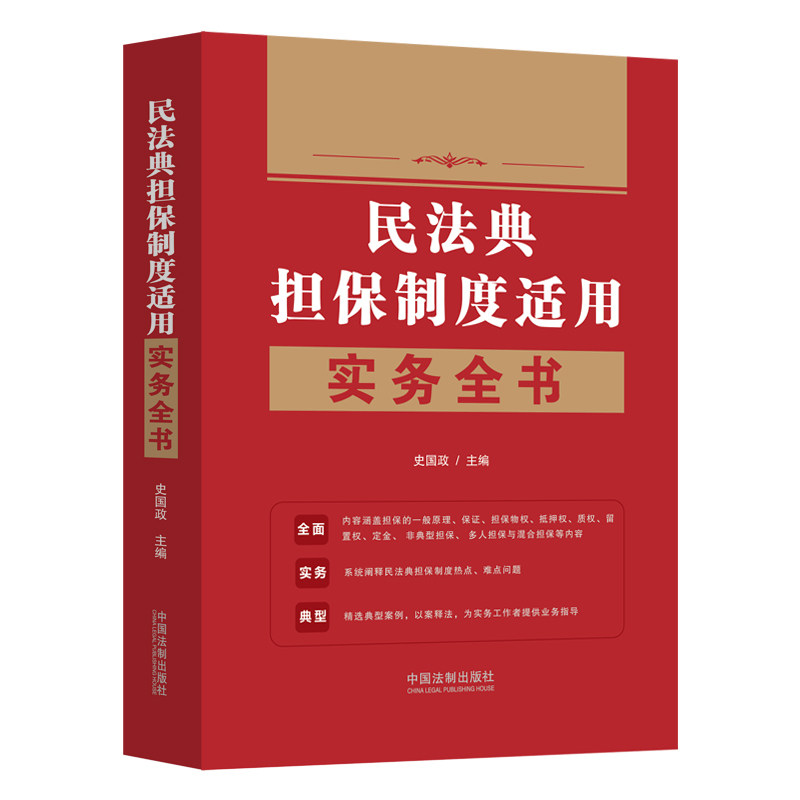 民法典担保制度适用实务全书 法律实务 适用指南 案例解读 条文详解 实务操作 专业解析 法律文书 企业风控 合同模板9787521630541