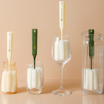 Kitchen Short Handle Brush Bottle Cup Glass Washing Cleaning