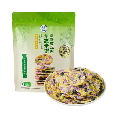盒马 十蔬米饼清新黄瓜味 118g